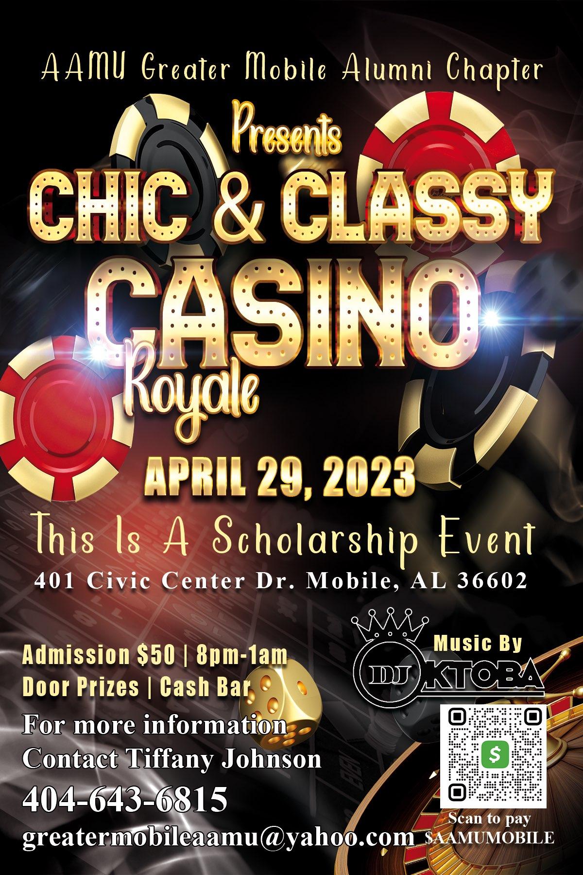 Chic & Classy Casino Royale | Mobile Civic Center