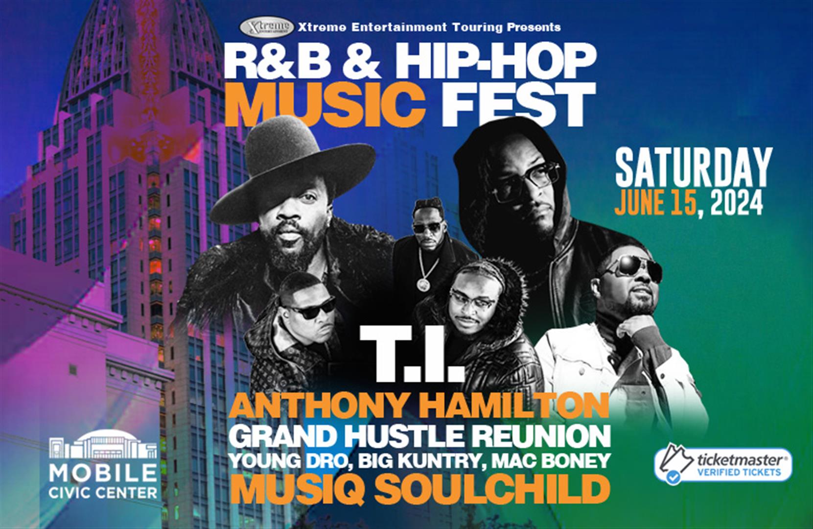 R&B & Hip Hop Music Fest | Mobile Civic Center